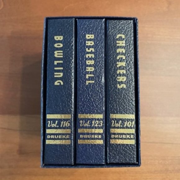 Drueke | Games | Vintage Drueke Travel Game Set Of Three 3 Bowling ...